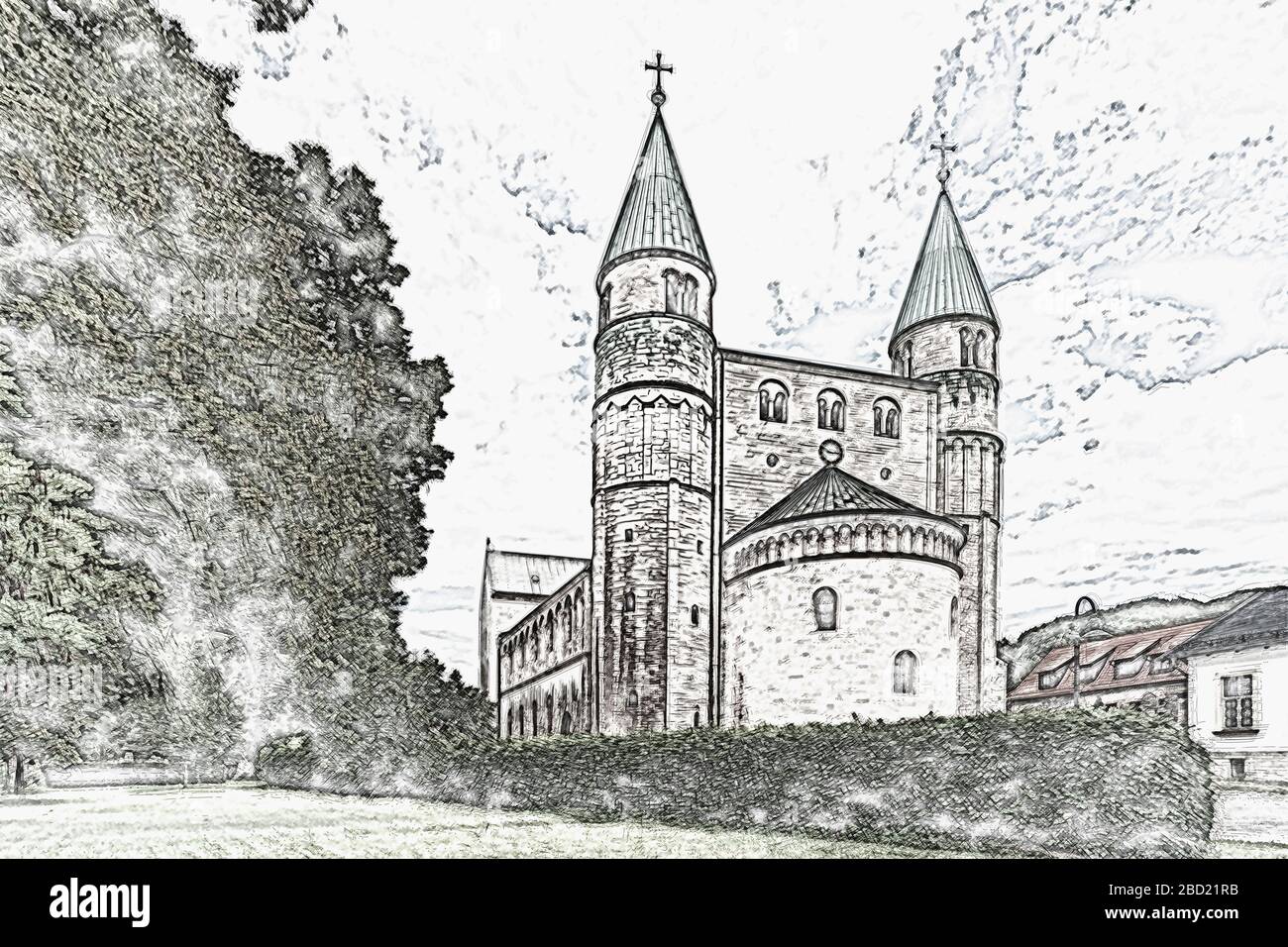 Cyriakus kirche gernrode -Fotos und -Bildmaterial in hoher Auflösung ...