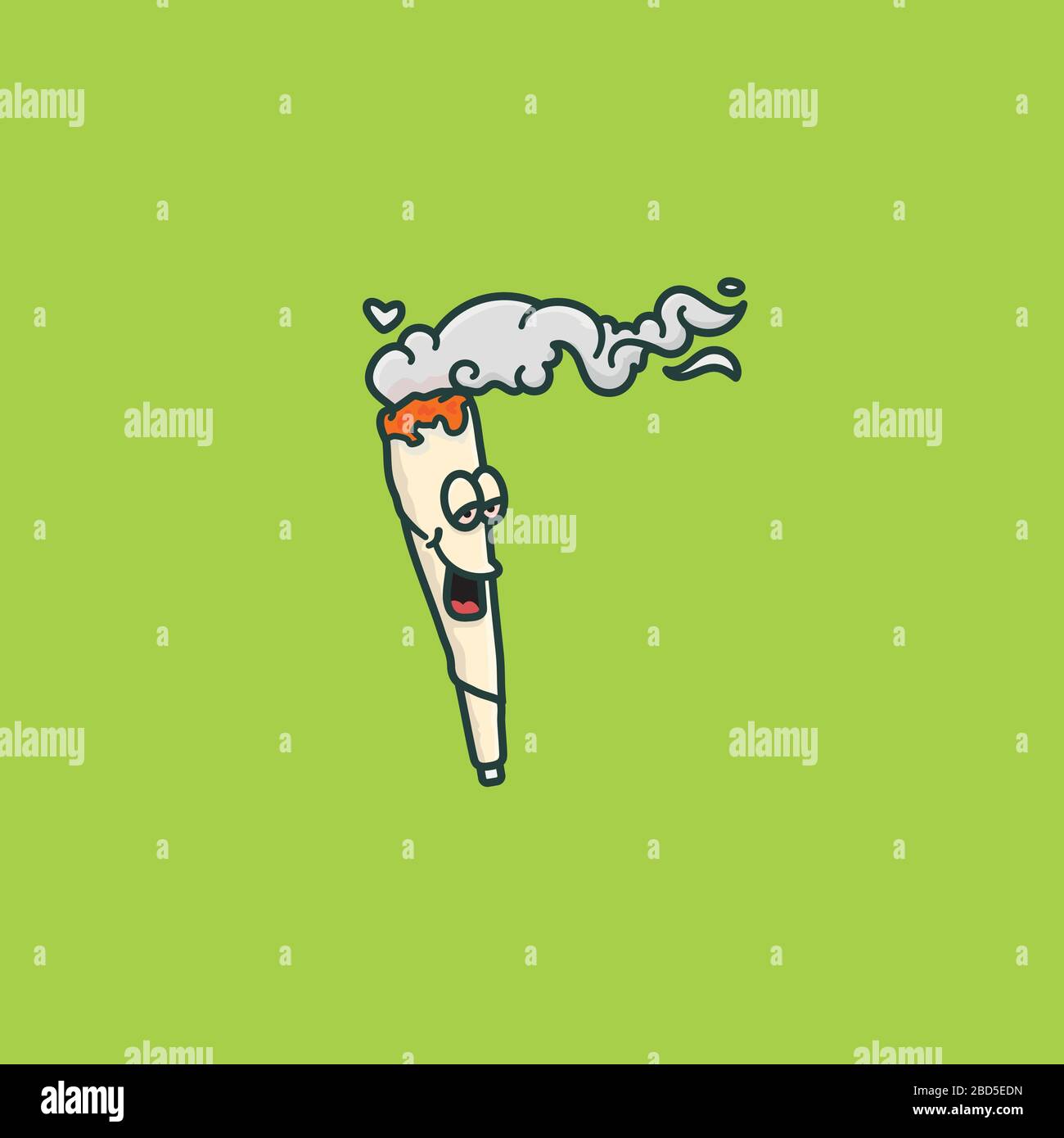 Kiffen lustig Stock-Vektorgrafiken kaufen - Alamy