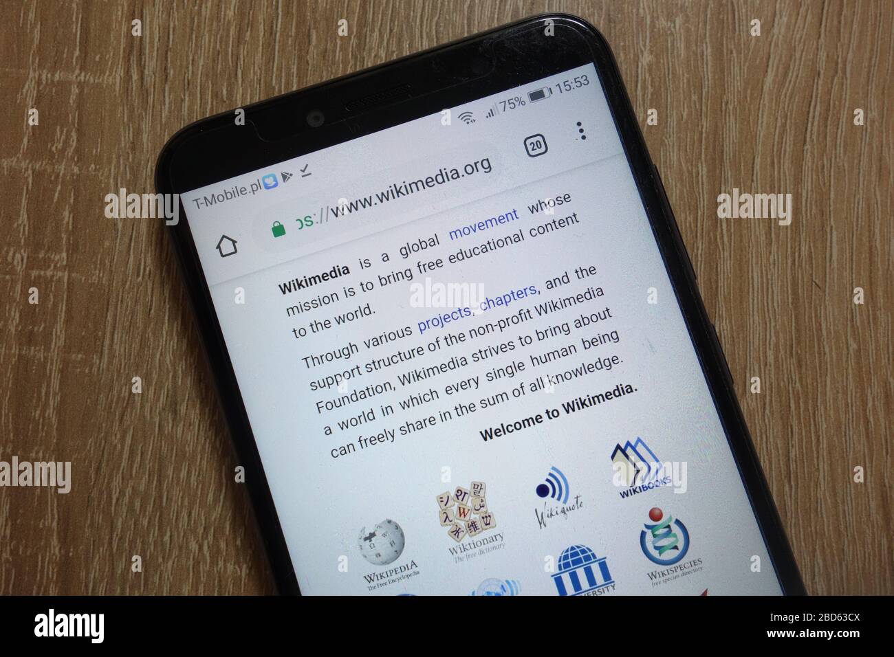 Wikimedia logo -Fotos und -Bildmaterial in hoher Auflösung – Alamy