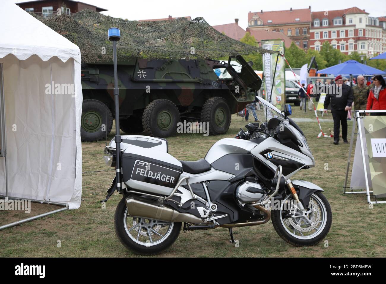 Bundeswehr zeigt Technik, Panzer, KFZ beim Tag der sachsen 2019 in ...