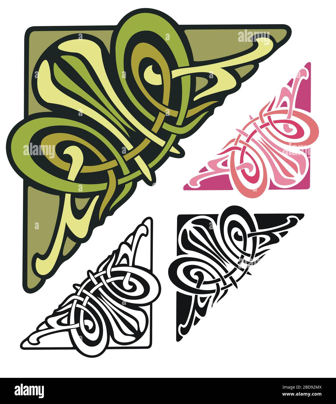 Jugendstil Ornament Stockfotos und -bilder Kaufen - Alamy