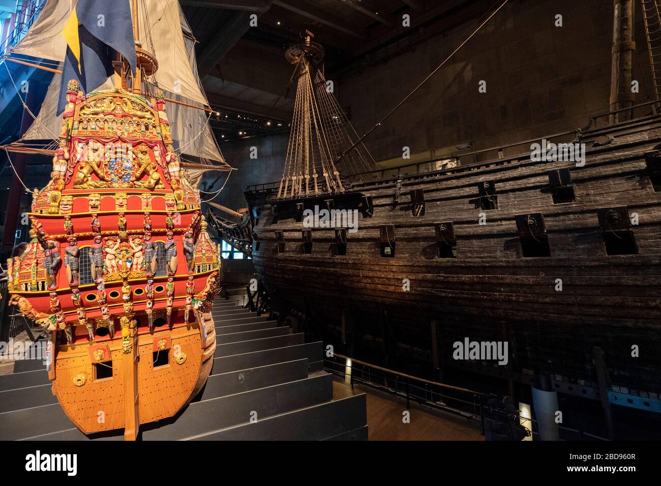 Vasa ship inside vasa museum -Fotos und -Bildmaterial in hoher ...