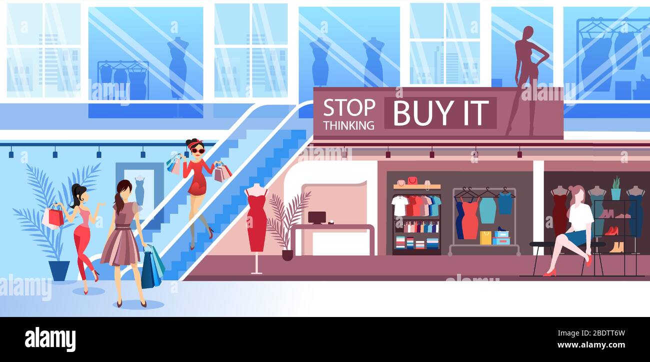 Mode kleidung im laden display Stock-Vektorgrafiken kaufen - Alamy