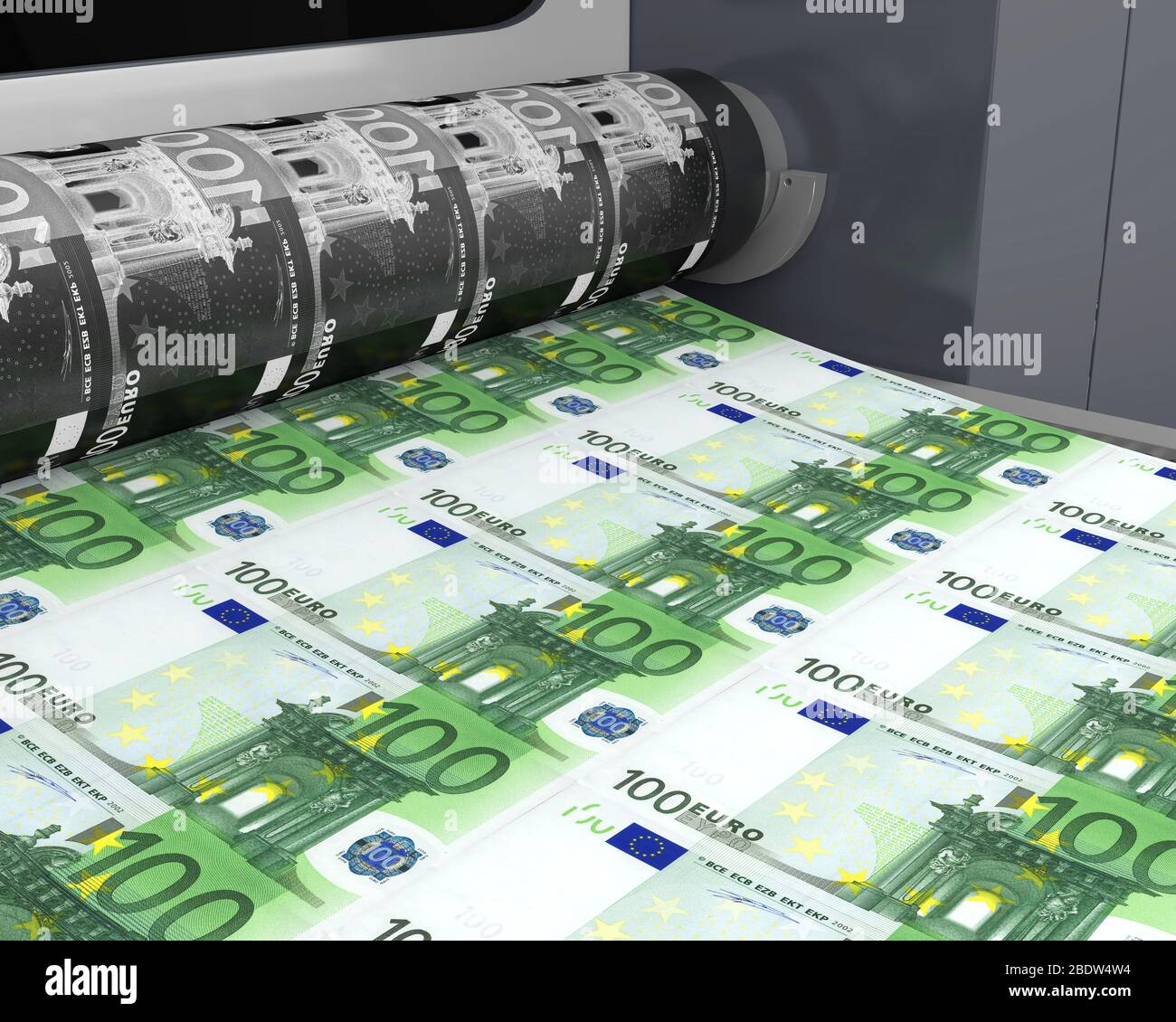 Money Printing Press Stockfotos und -bilder Kaufen - Alamy