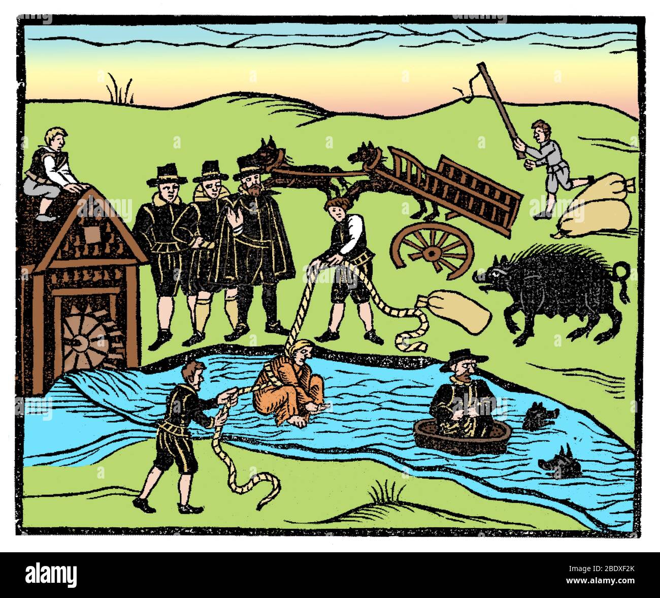 Folter von wasser Ausgeschnittene Stockfotos und -bilder - Alamy