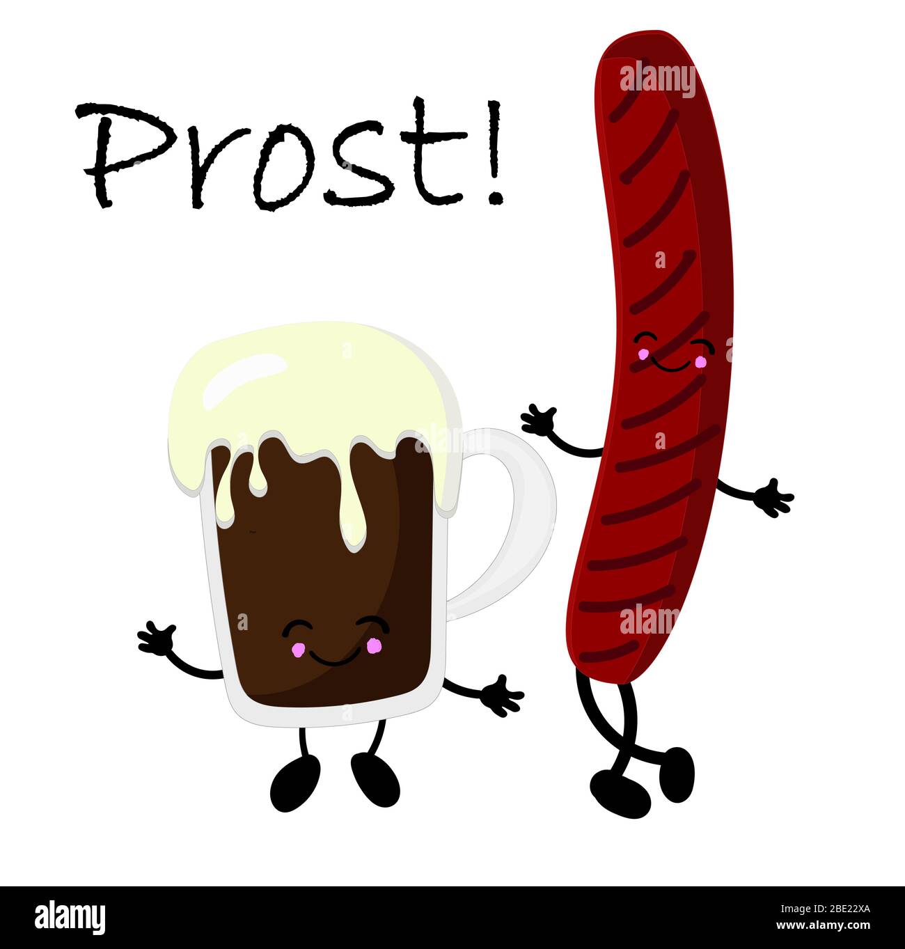Wurst emoticon Stock-Vektorgrafiken kaufen - Alamy