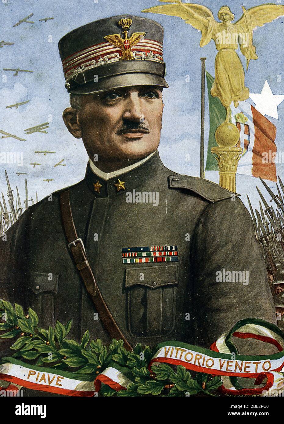 Premiere guerre mondiale : Portrait du General Armando Diaz (1861-1928 ...