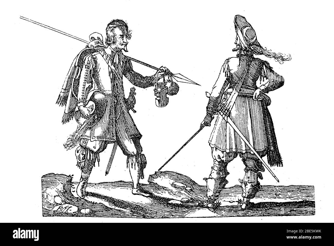 Soldiers from the time of 1630 - 1635, Magdeburg, Germany / Soldaten ...
