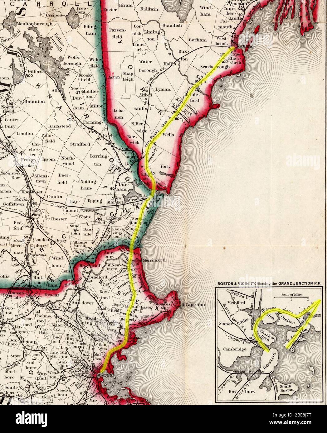 Railroad map -Fotos und -Bildmaterial in hoher Auflösung – Alamy