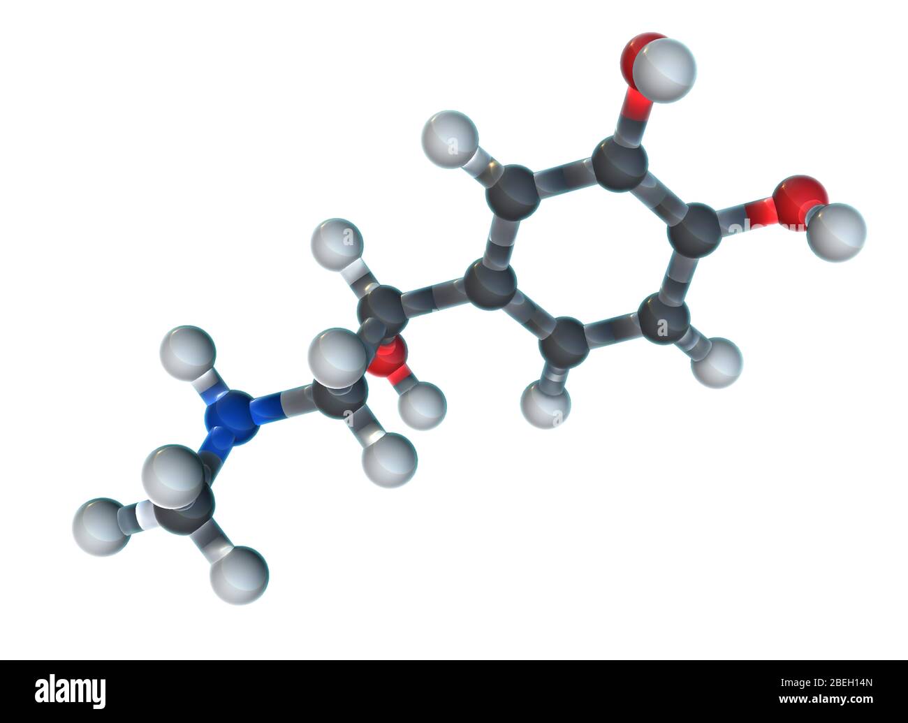 Molécula de neurotransmisor de adrenalina -Fotos und -Bildmaterial in ...