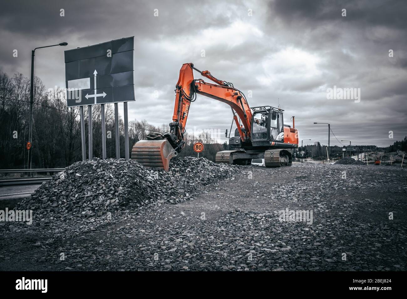 Baustelle bagger -Fotos und -Bildmaterial in hoher Auflösung – Alamy