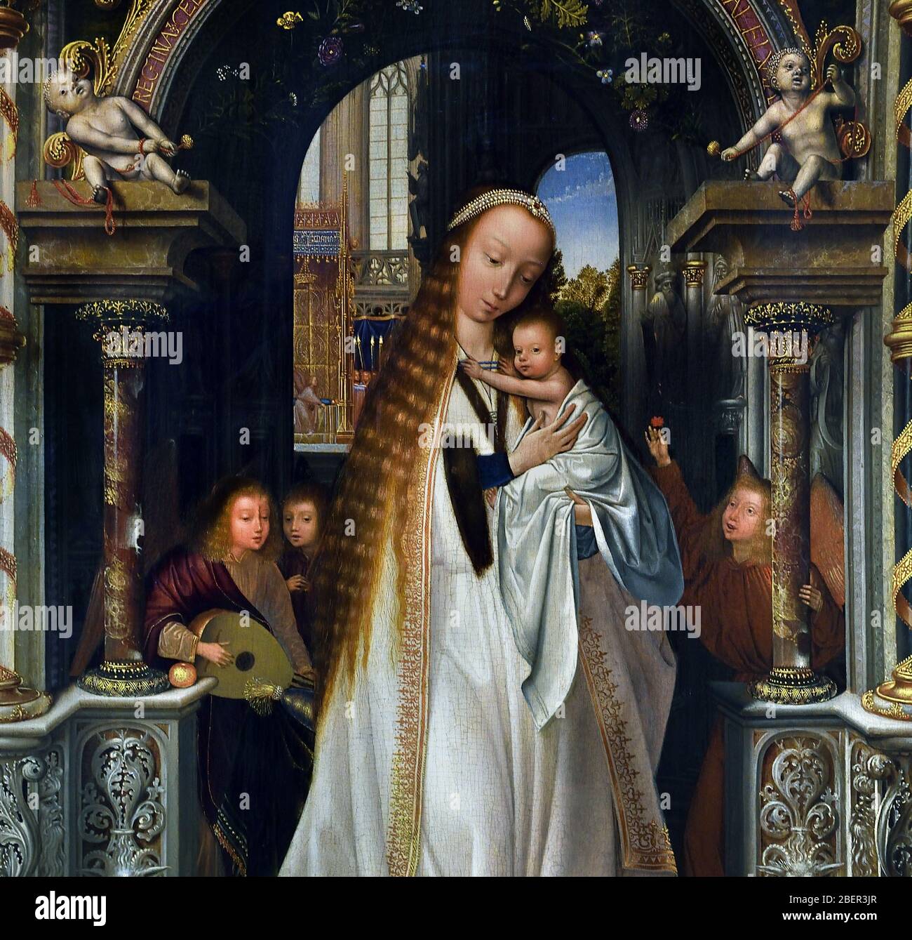 Jungfrau maria mit kind von metsys quentin -Fotos und -Bildmaterial in hoher Auflösung – Alamy