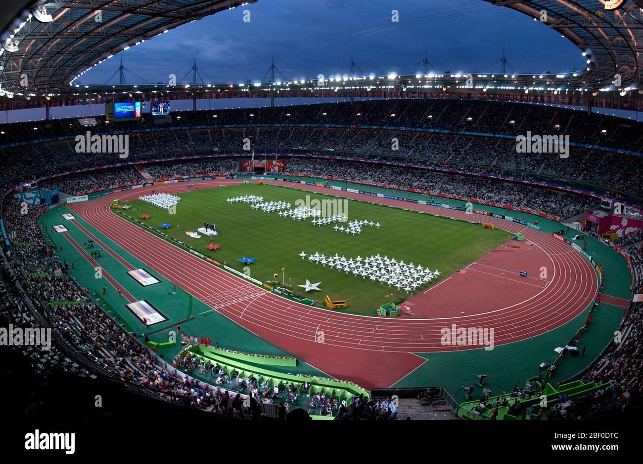 St. Denis, Frankreich. August 2003. Schlusscerermonies bei den IAAF ...