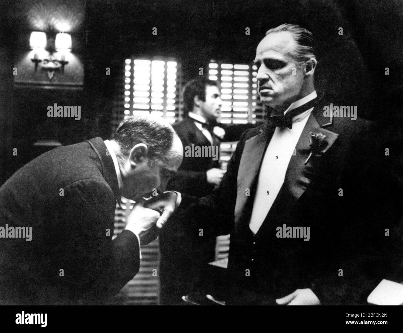 DER PATE 1972 Paramount Pictures Film mit Marlon Brando rechts und ...