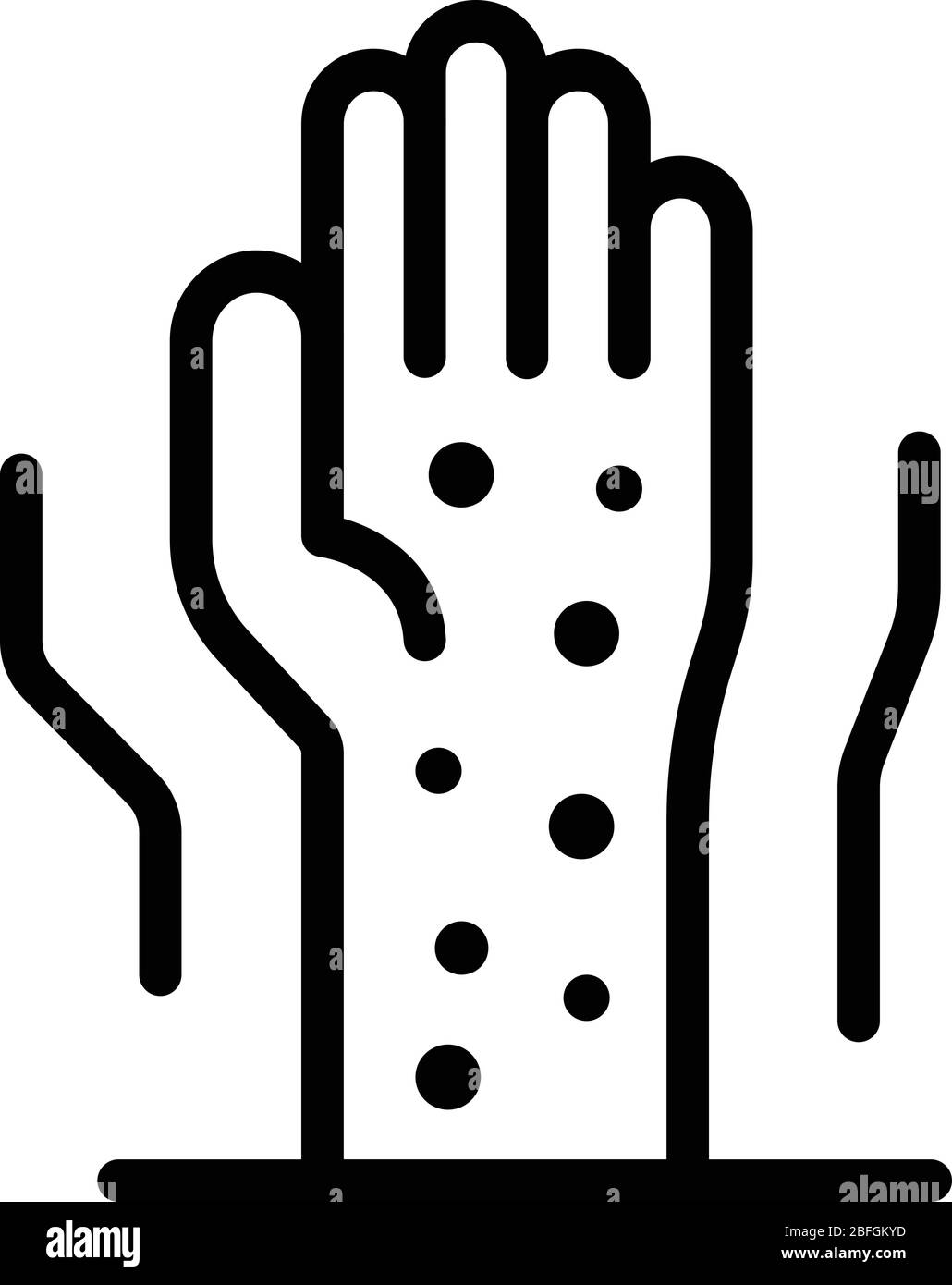 Dermatitis logo Stock-Vektorgrafiken kaufen - Alamy