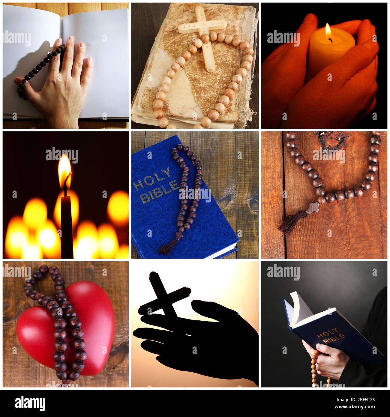 Religions collage -Fotos und -Bildmaterial in hoher Auflösung – Alamy