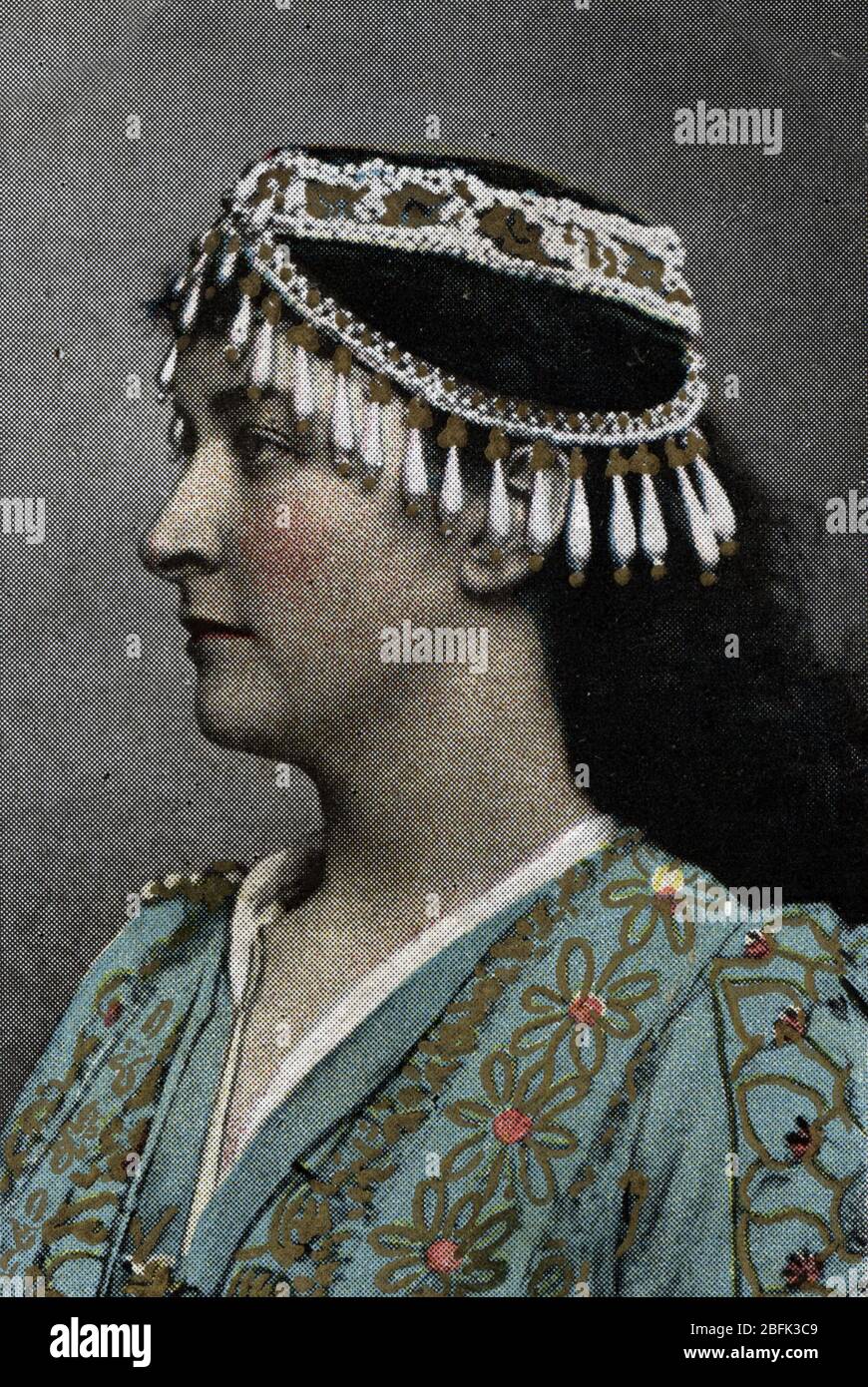 Portrait de la chanteuse lyrique Emma Eames (1865-1952 ...