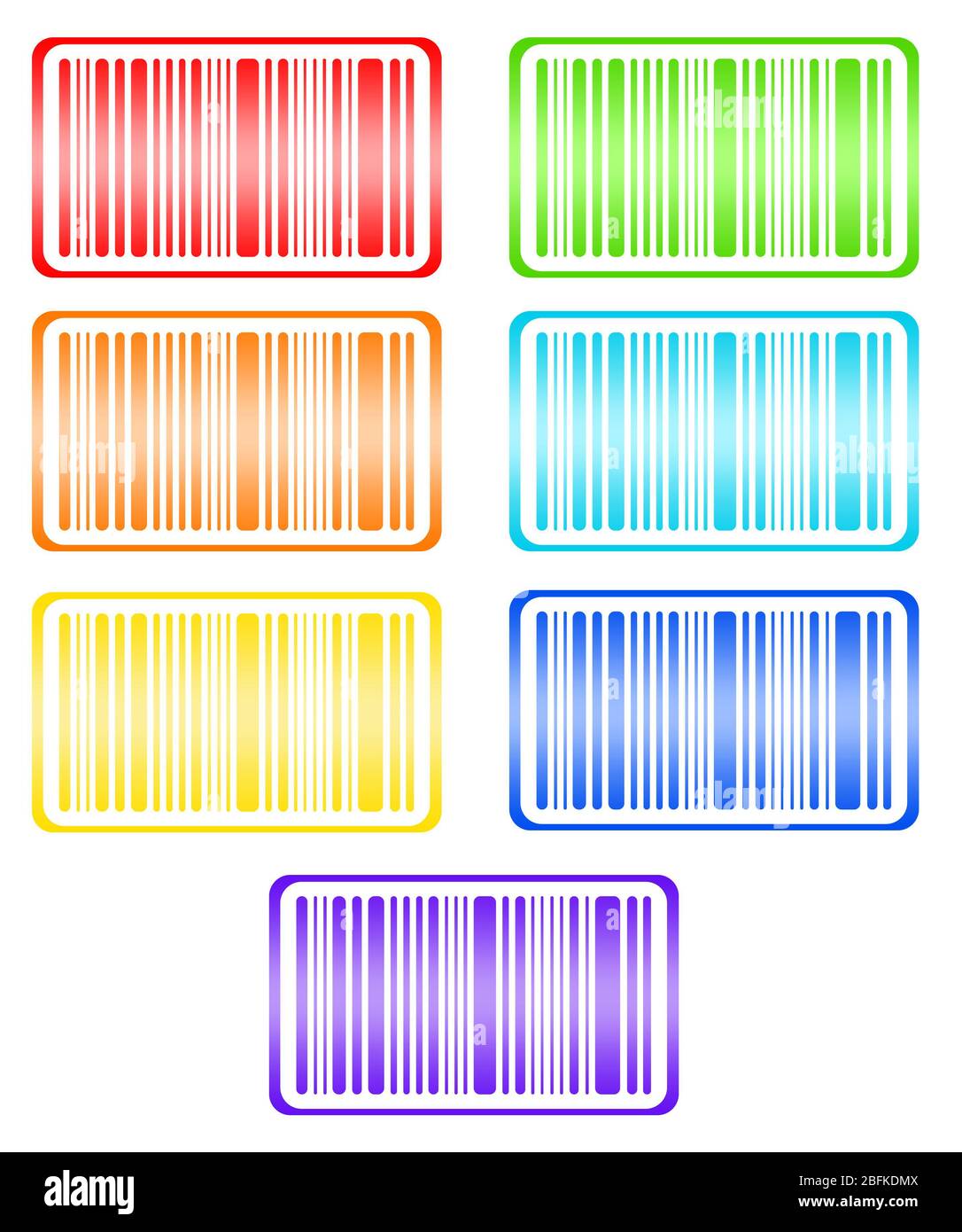 Barcodes barcodes barcodes Ausgeschnittene Stockfotos und -bilder - Alamy