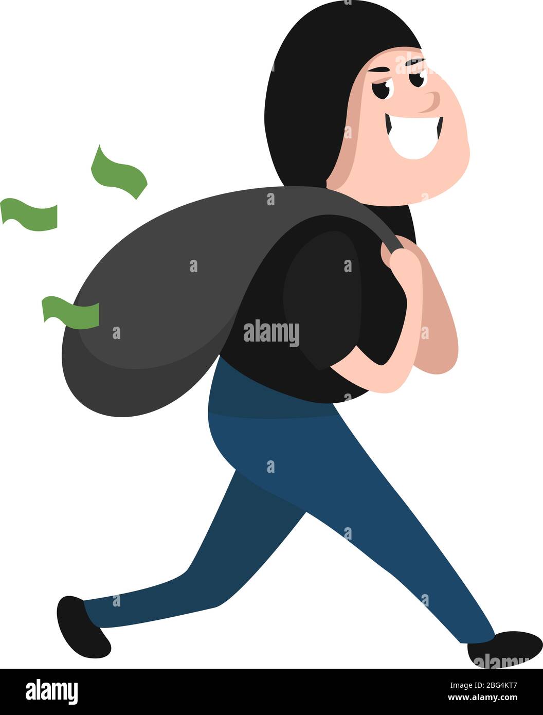 Bank robber cartoon Stock-Vektorgrafiken kaufen - Alamy