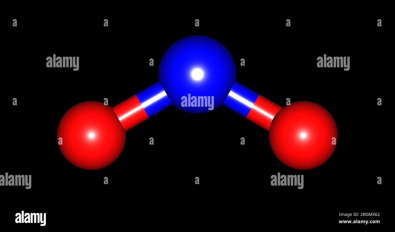 Molekulares modell von stickstoffdioxid -Fotos und -Bildmaterial in ...