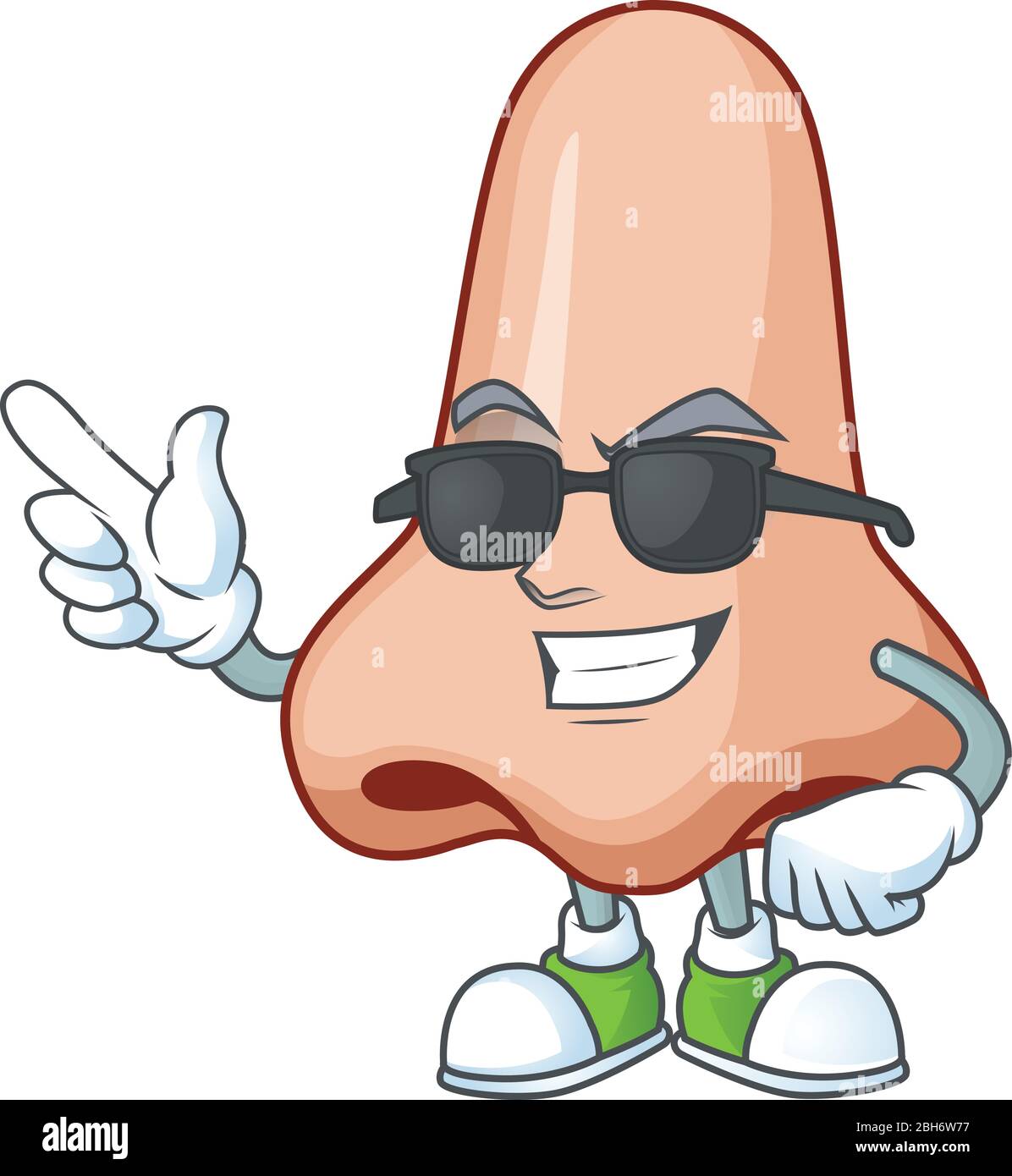 Nase cartoon -Fotos und -Bildmaterial in hoher Auflösung – Alamy