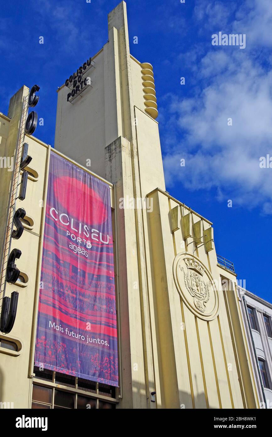 Das Coliseu do Porto, das führende Theater- und Konzerthaus in Porto ...