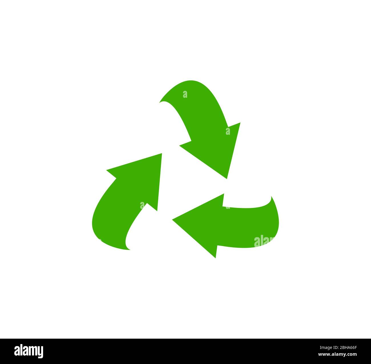 Recycling-Symbol, Müll-Sortierung Symbol, Abfall-Recycling-Zeichen ...