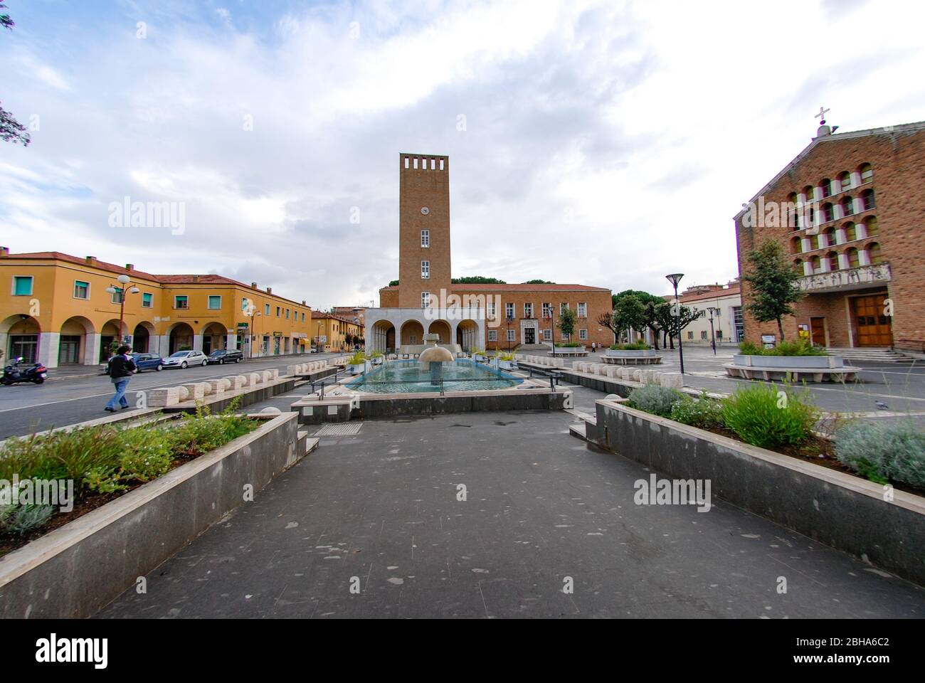 Pomezia Rom Italien 10/31/2007 die Stadt wurde ganz neu in der Nähe der ...