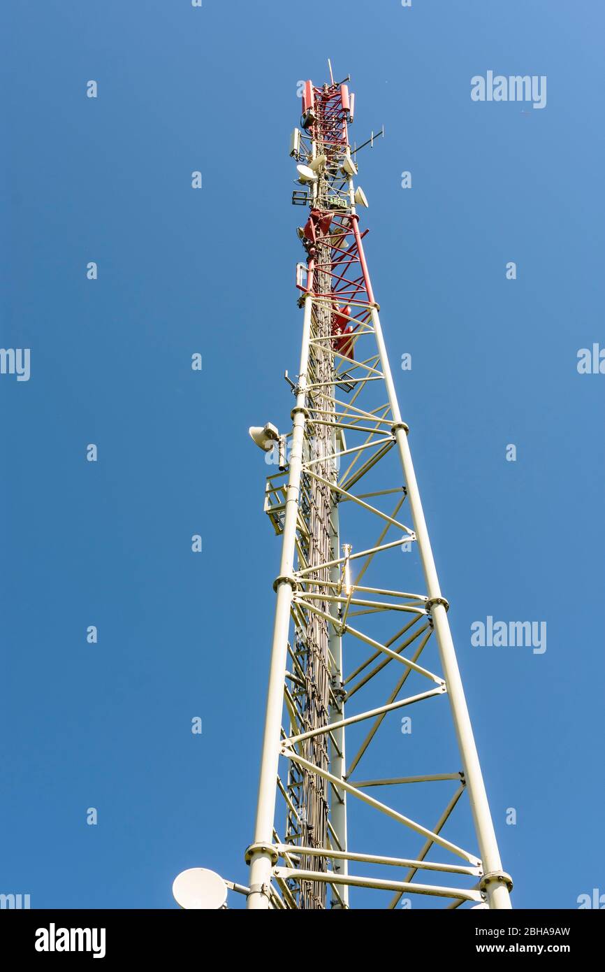 Neustadtl an der Donau: Telekommunikationsmast, Funkmast im Mostviertel ...