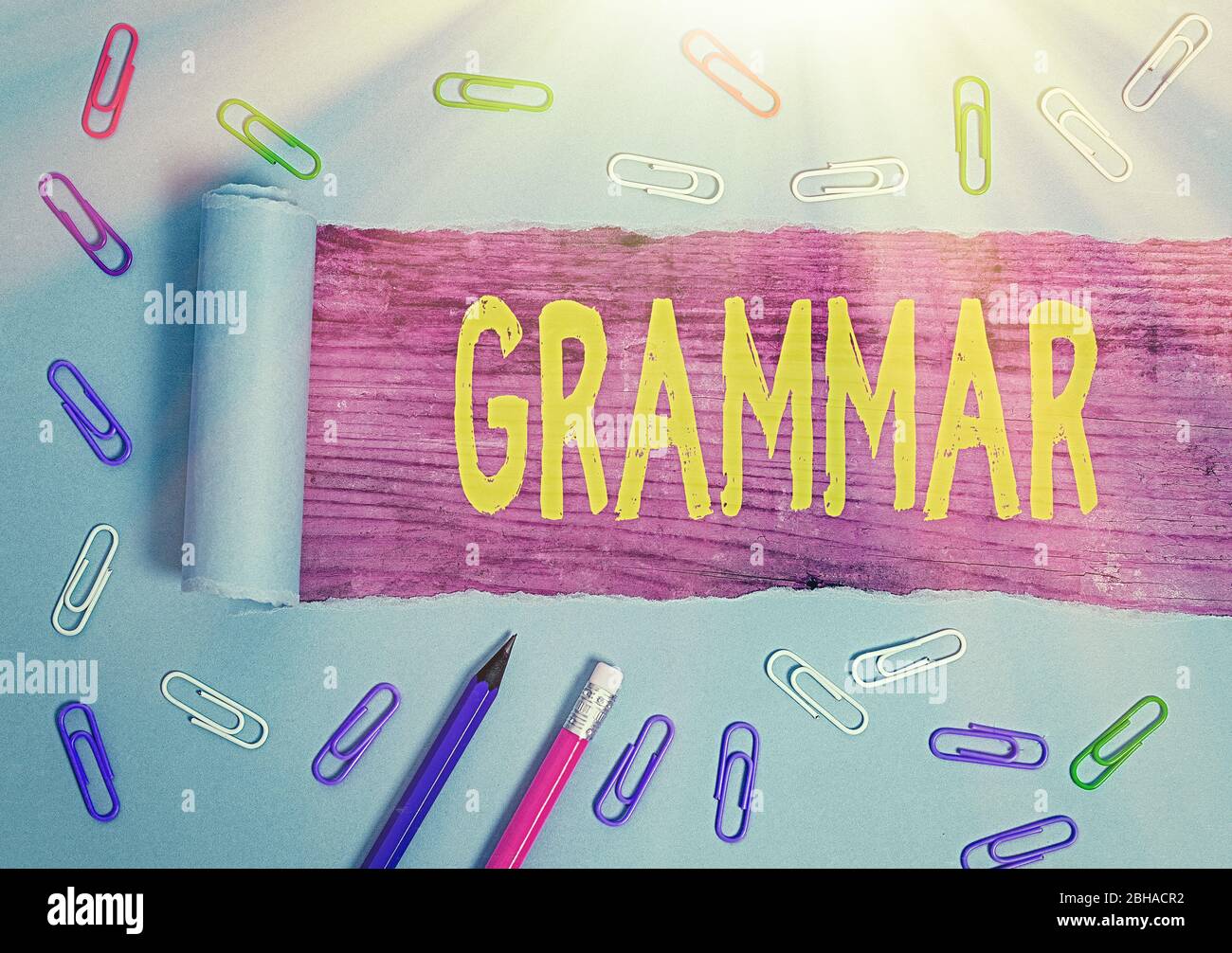 Textzeichen mit Grammatik. Business-Foto-Text ganze System und Struktur ...