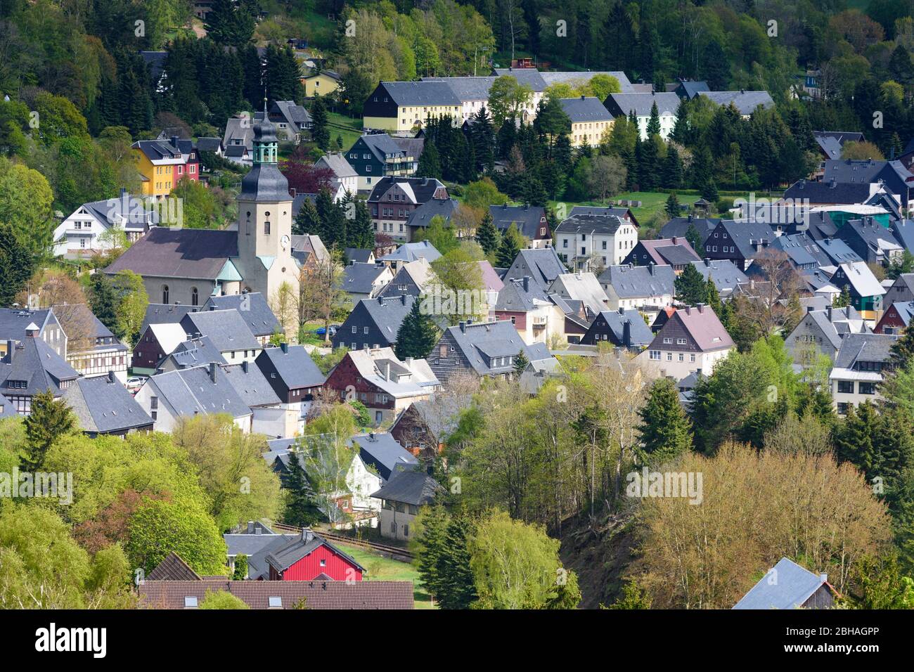 Blick auf geising im erzgebirge -Fotos und -Bildmaterial in hoher ...