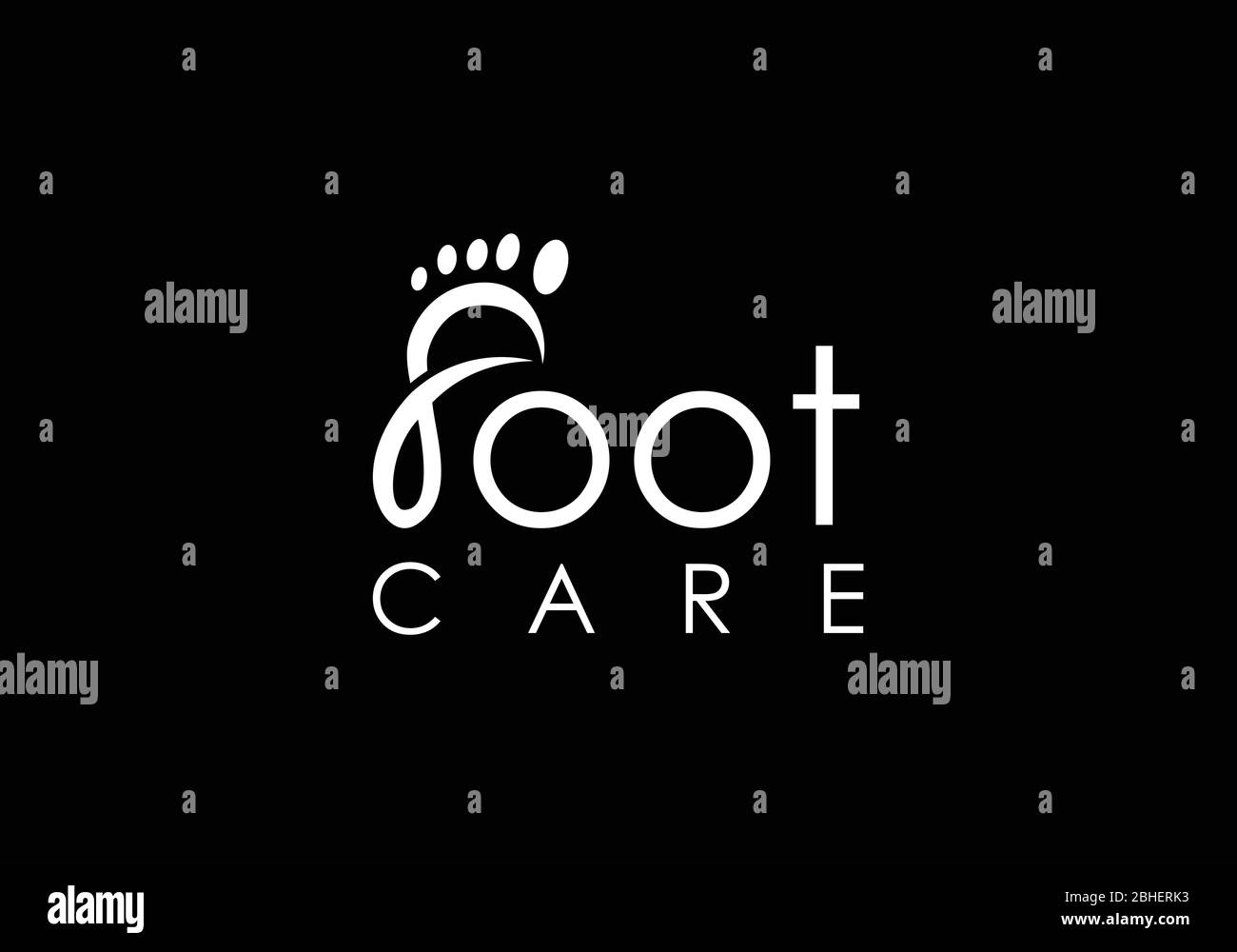 Fuß und care Symbol logo Vorlage, Fuß und Knöchel healthcare Stock ...