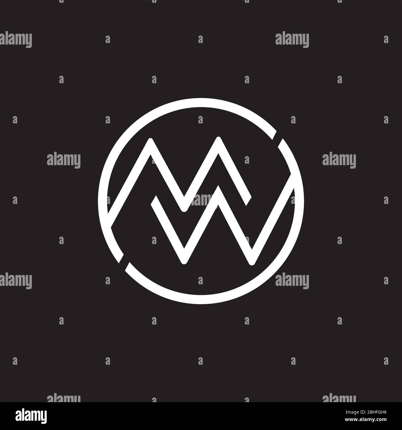 Wm logo vektor vektoren -Fotos und -Bildmaterial in hoher Auflösung – Alamy