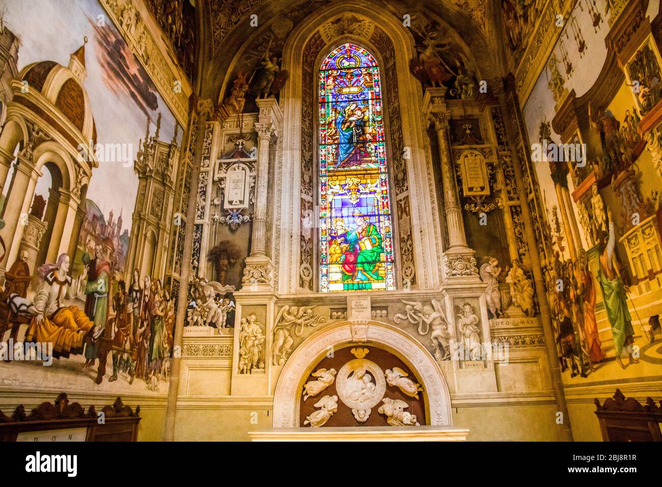 Filippo strozzi kapelle santa maria novella basililica florence italien ...