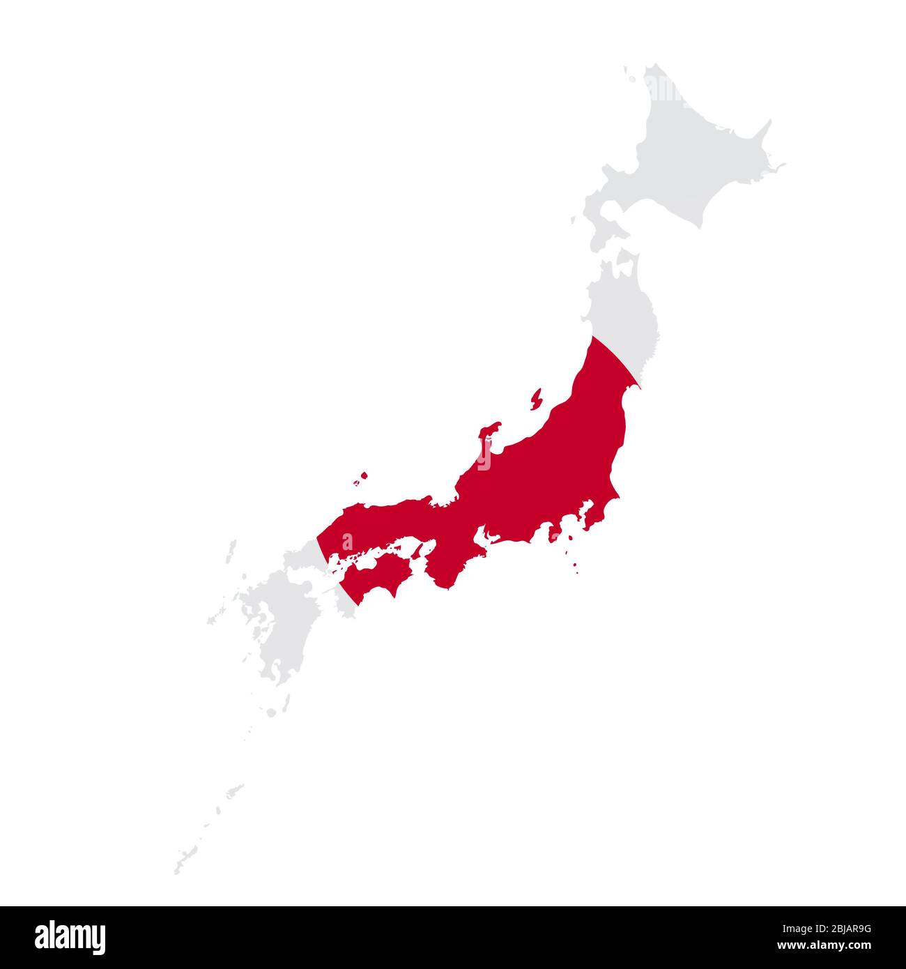 Japan karte umriss -Fotos und -Bildmaterial in hoher Auflösung – Alamy