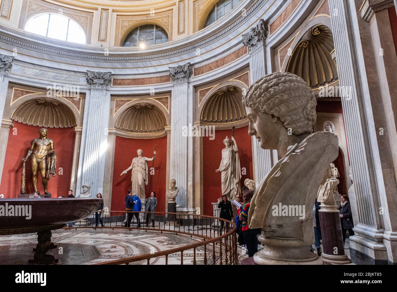 Sala rotonda museo pio clementino -Fotos und -Bildmaterial in hoher ...