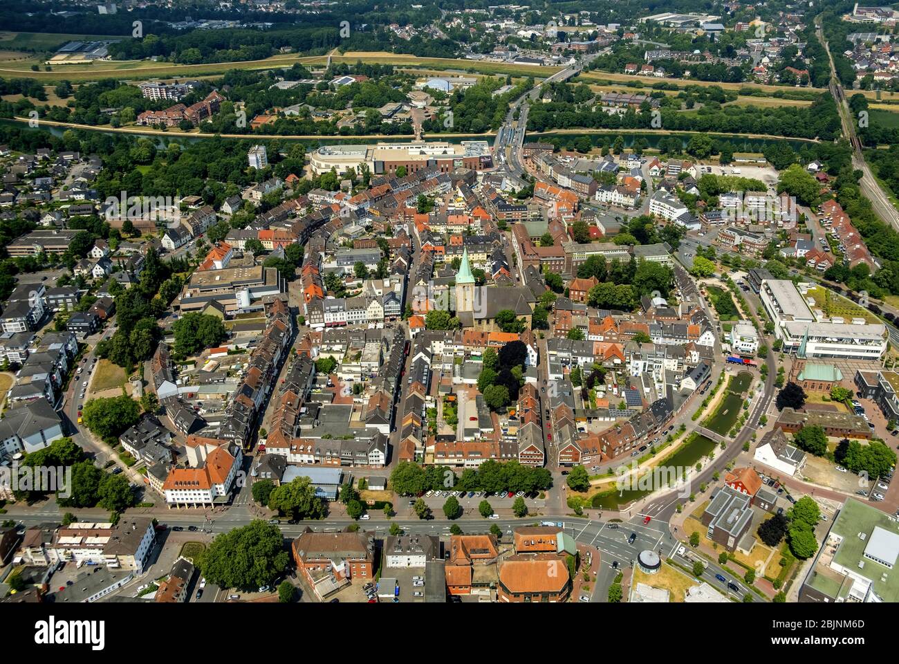 , Dorsten Altstadt, 20.06.2017, Luftaufnahme, 19.07.2016, Luftaufnahme ...