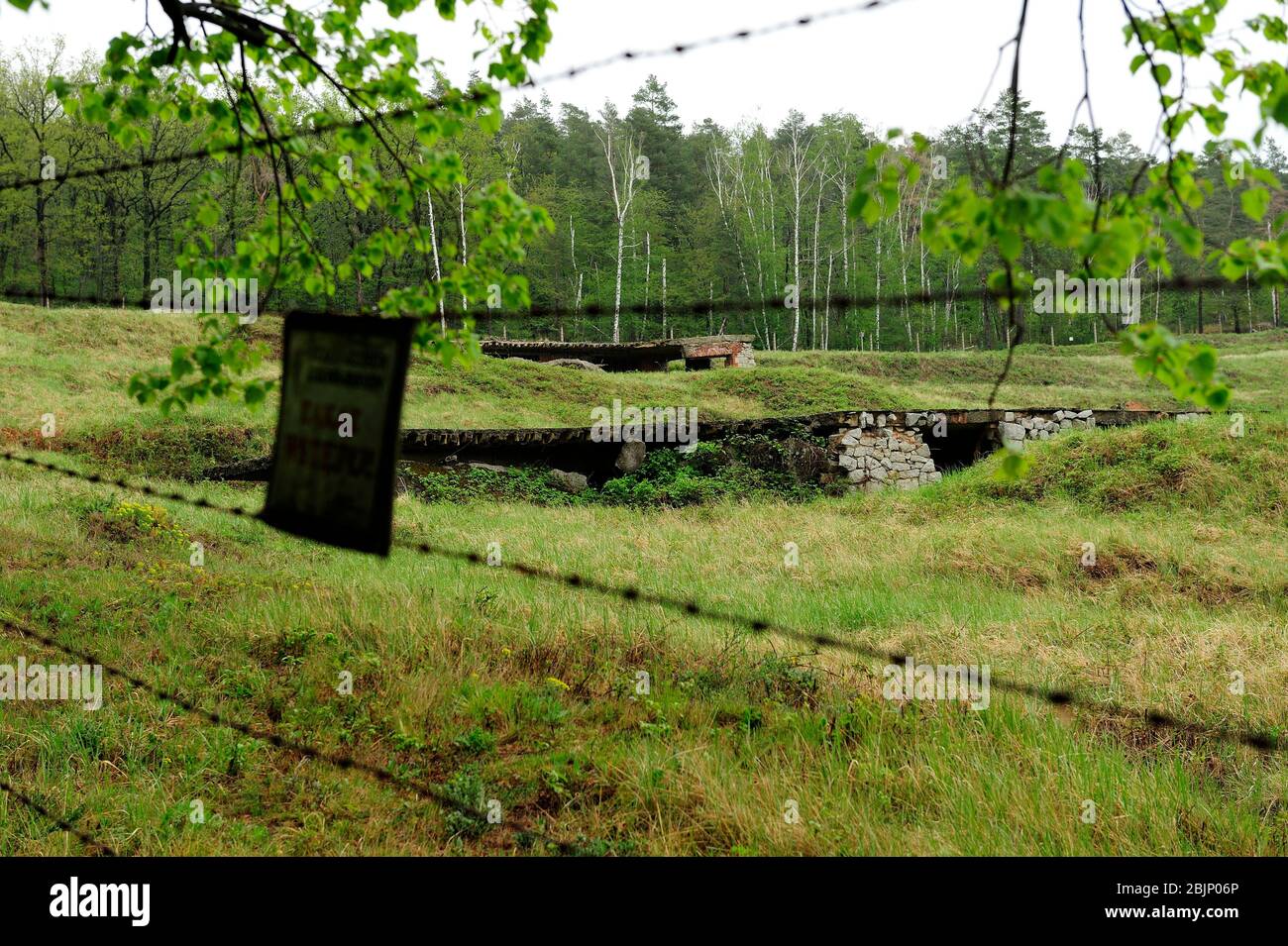 Konzentrationslager der Nazis, Vernichtung im besetzten Polen, Reliquien eines ehemaligen ...