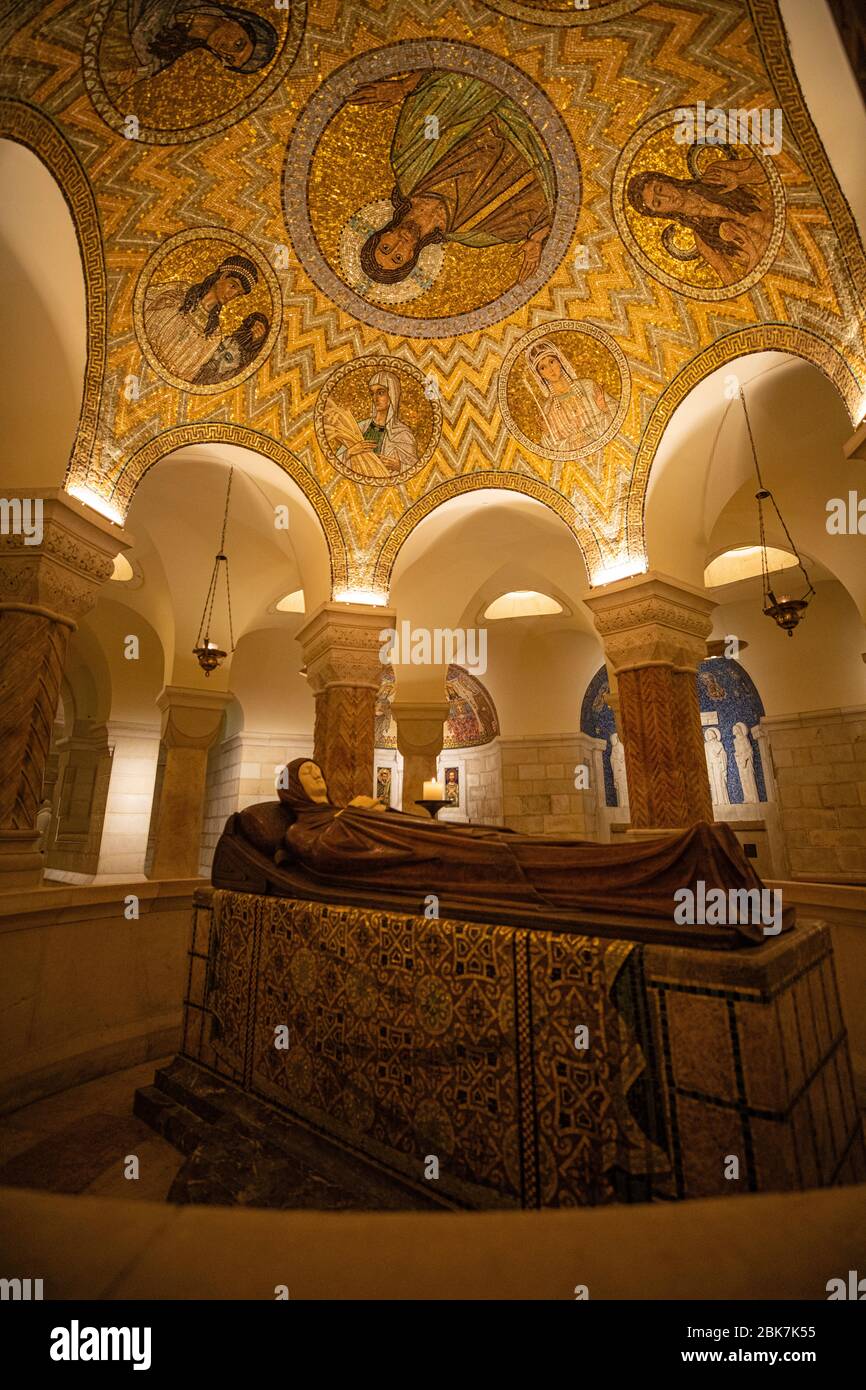 Dormitio-Abtei auf dem Berg Zion, Jerusalem, Israel Stockfotografie - Alamy