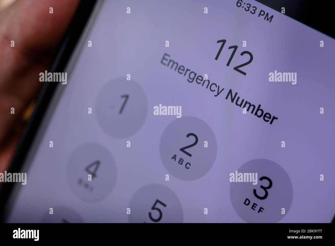 Notruf 112 -Fotos und -Bildmaterial in hoher Auflösung – Alamy