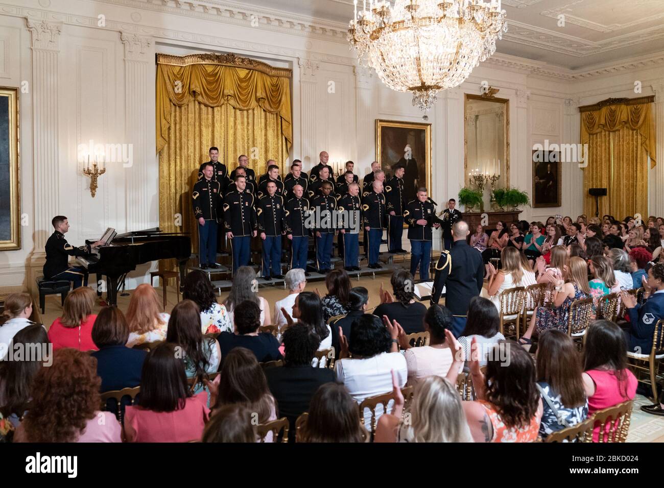 Präsident Donald J. Trump und First Lady Melania Trump veranstalten ...