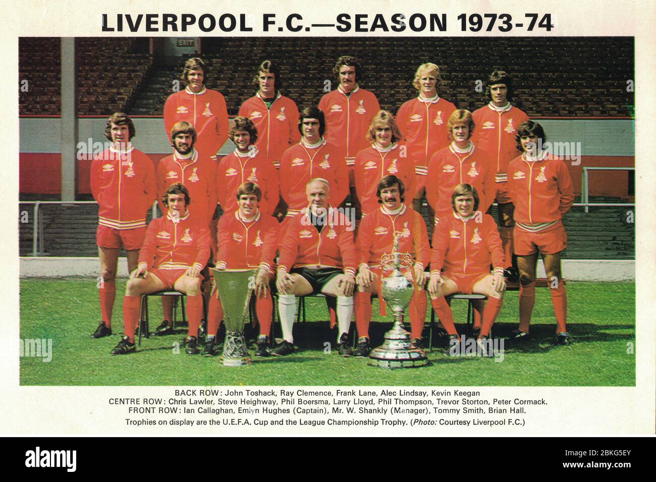 Fc liverpool 1973 -Fotos und -Bildmaterial in hoher Auflösung – Alamy