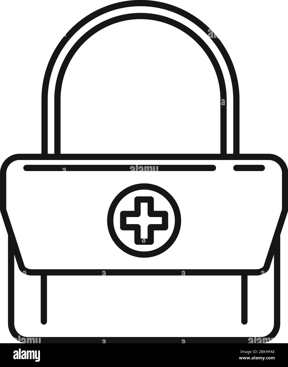 Symbol für erste-Hilfe-Kit-Tasche. Umriss erste-Hilfe-Kit Tasche Vektor ... Symbol für erste-Hilfe-Kit-Tasche. Umriss erste-Hilfe-Kit Tasche Vektor ...