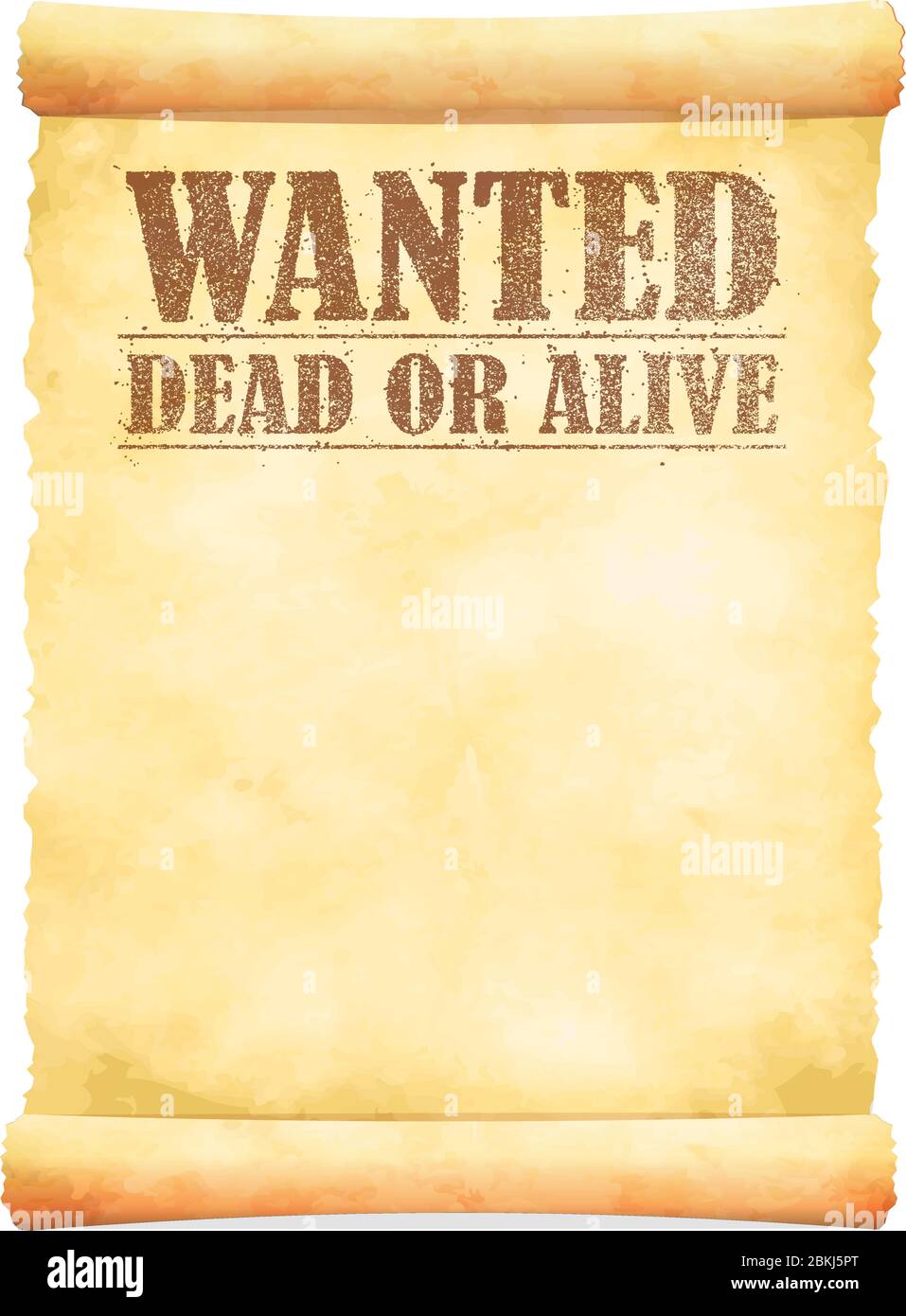 Wanted poster wild west Stock-Vektorgrafiken kaufen - Alamy