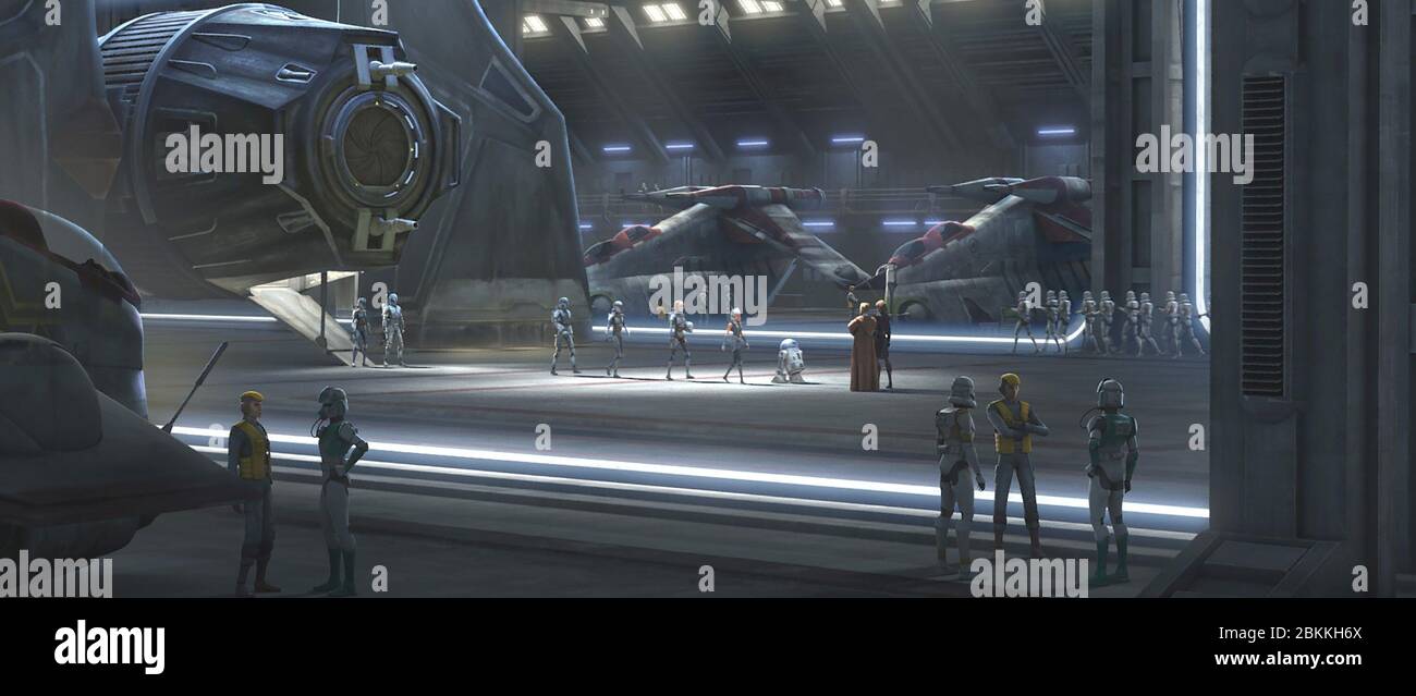 STAR WARS: THE CLONE WARS, Mitte von links: Bo-Katan Kryze (Stimme ...