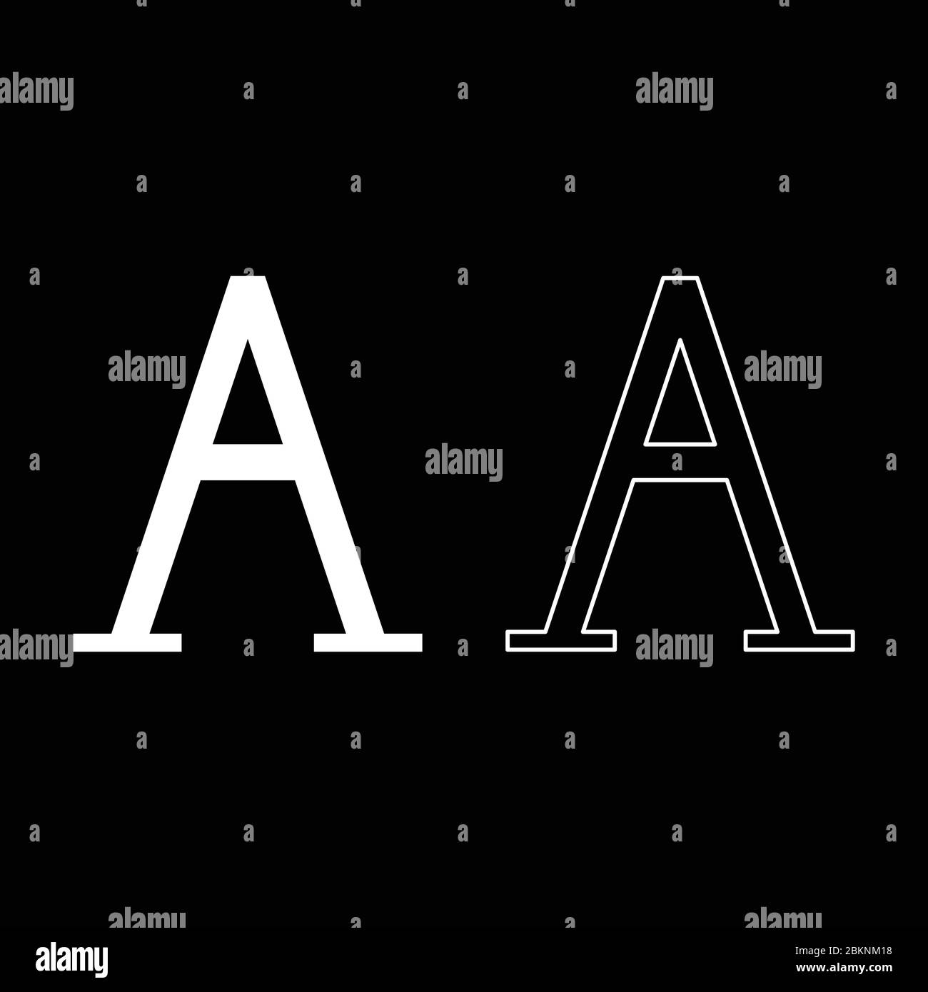 Alpha griechisch Symbol Großbuchstaben Großbuchstaben Schrift Symbol ...