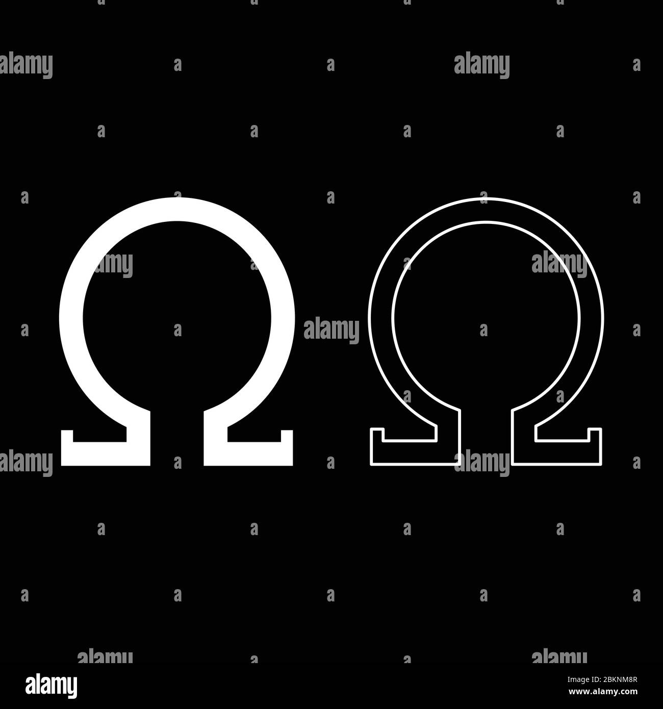 Omega griechisch Symbol Großbuchstaben Großbuchstaben Schrift Symbol ...