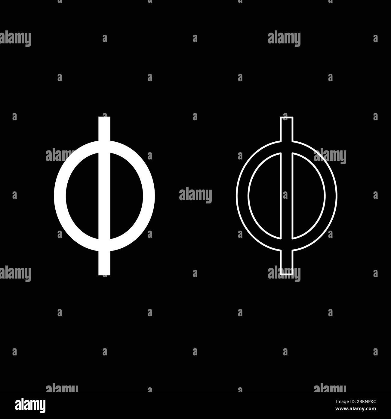 Phi griechisch Symbol kleiner Buchstabe Kleinbuchstaben Schrift Symbol ...