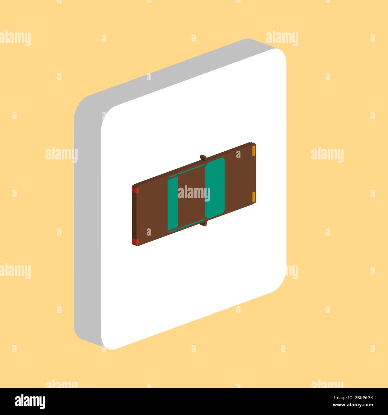 Car Top View, Fahrzeug einfache Vektor-Symbol. Illustration Symbol ...