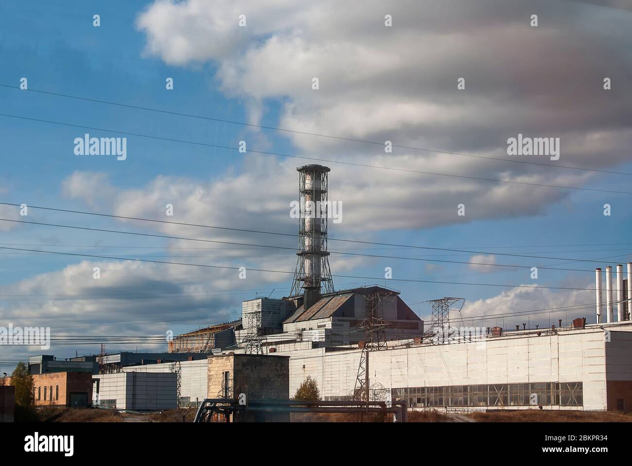 Der Reaktor Nummer 4 im Kernkraftwerk Tschernobyl AT explodierte am 26 ...